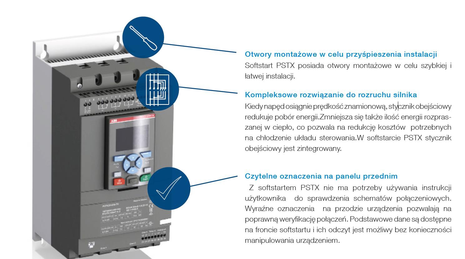 Softstarty zaawansowane PSTX